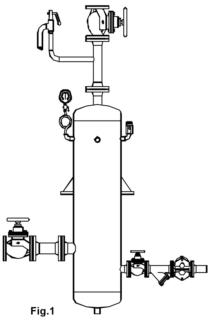 فلاش تانک بخار | Steam Flash Tank | گروه تولیدی کلیک صنعت